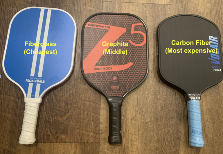 Carbon Fiber vs Fiberglass vs Graphite Pickleball Paddles: What's Best?