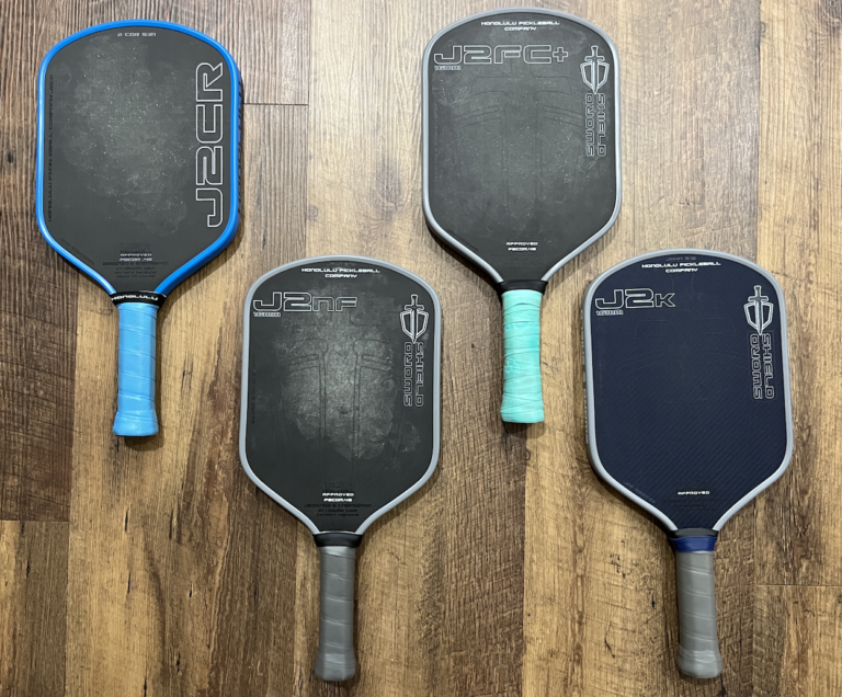 J2CR vs J6CR vs J2NF vs J2FC+ Pickleball Paddles: 4 Things To Know